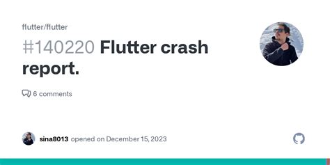 Flutter Crash Report Issue 140220 Flutter Flutter GitHub