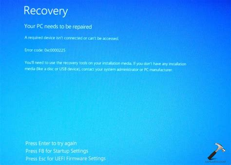 Fix Error Code 0xc0000225 On Windows 11