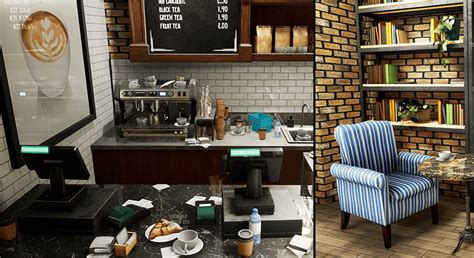 Coffee Shop In Environments Ue Marketplace