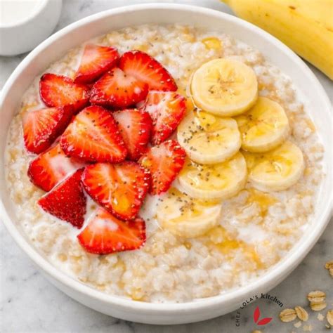 Easy Hearty Breakfast Oatmeal Porridge Chef Lolas Kitchen