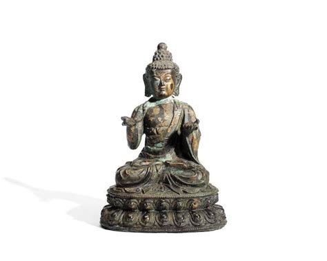 Bonhams A Gilt Bronze Figure Of Buddha