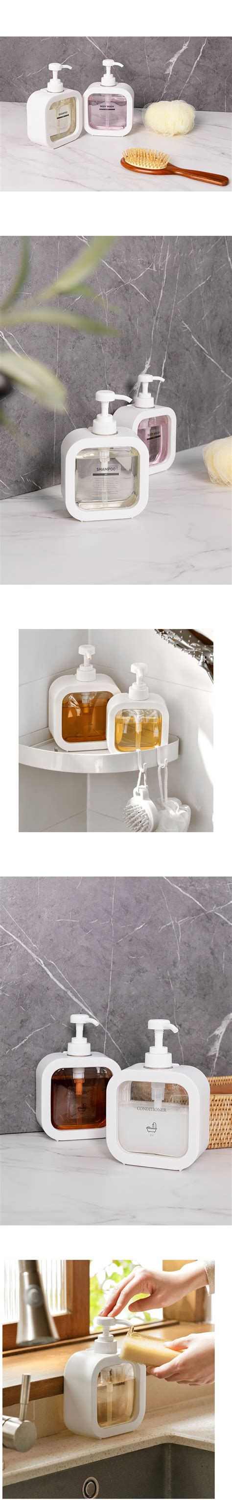 주방 욕실 세제 디스펜서 500ml 6type 한샘몰