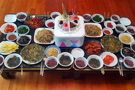 소박한 생일잔치 상차림음식종류 네이버 블로그