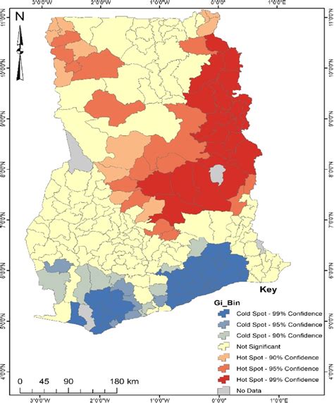 Hotspot Analysis Of Anc Source Computed From 2017 Maternal Health