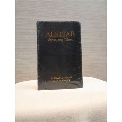 Jual Alkitab Sepanjang Tahun Alkitab Dalam 365 Bacaan Harian Shopee