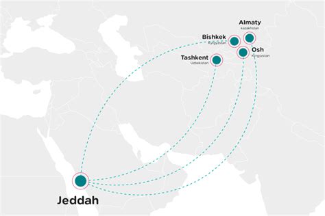 Flynas To Launch New Direct Flights From Bishkek Osh And Almaty To