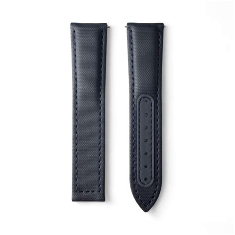 Deploy Premium Navy Blue Sailcloth Deployant Watch Strap