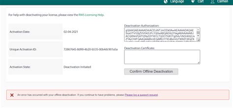 Error Trying To Deactivate Or Reset License 2 Licensing And Installation Trados Portfolio