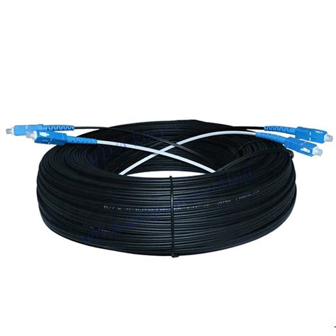 Factory Supply Outdoor Sc Upc Fiber Optical Drop Cable Patch Cord Fibconet Communicate