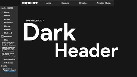 Dark Header Userstyles Org