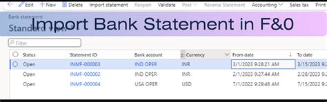 Import Bank Statement Automatically Finance And Operations Blogs