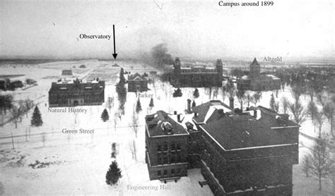 Uiuc University Of Illinois Ca 1899 Looking South From Roughly Where