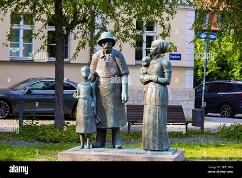 Memorial To Albert Schweitzer 1875 1965 Sculptor Gerhard Geyer At The