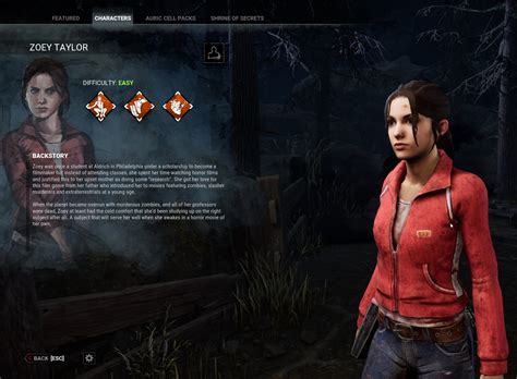 L4d Zoey Ui Mod For Dead By Daylight Dbd Mods