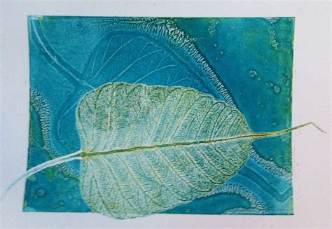 Successful Leaf Prints The Curious Printmaker