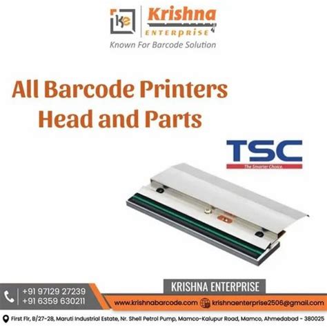 Barcode Printer Head At ₹ 2900 Piece Barcode Printer Head In Ahmedabad Id 26535658712