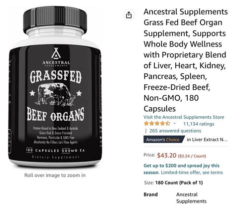Supports Whole Body Wellness With Proprietary Blend Of Liver Heart