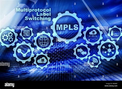 Mpls Multiprotocol Label Switching Routing Telecommunications Networks Concept On Virtual