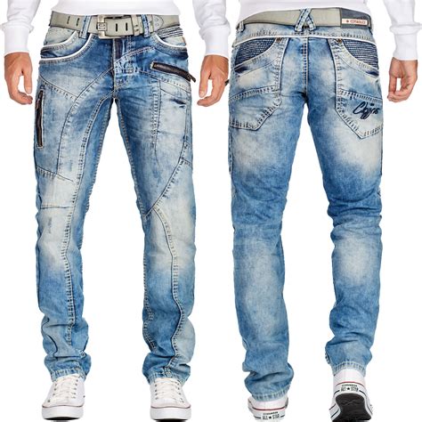 Señores Jeans Hose Mens Pants Straight Slim Regular Fit Cargo Ocio
