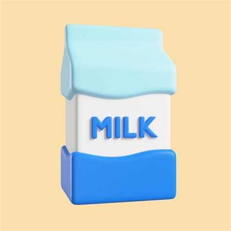 Melkpak 3d Afbeeldingen Gratis Downloaden Op Freepik