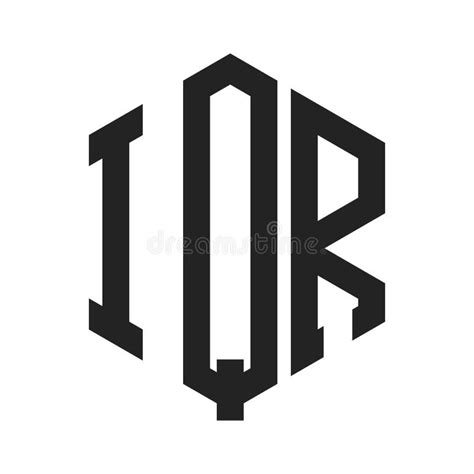 Iqr Logo Design Initial Letter Iqr Monogram Logo Using Hexagon Shape