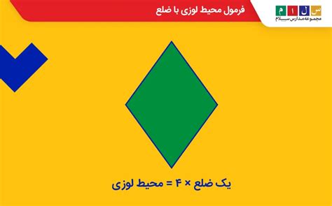 فرمول محیط لوزی چیست؟ نکات مهم حل تمرین