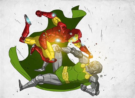 Iron Man Vs Dr Doom By Darrenrawlings On Deviantart