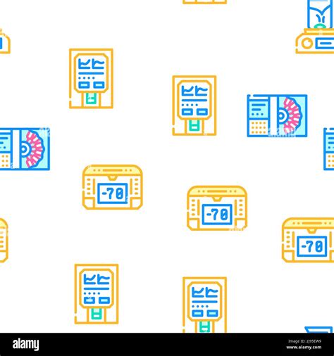 Laboratory Equipment For Analysis Icons Set Vector Stock Vector Image