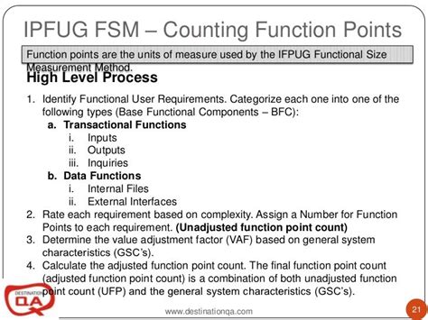 Functional Point Analysis