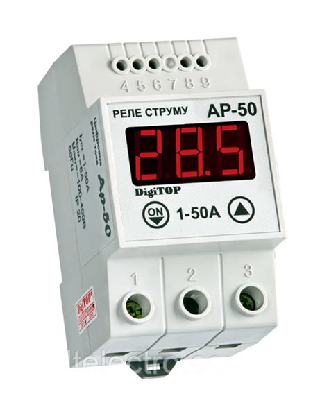DigiTOP Реле тока на DIN-рейку AP-50A (1A-50A), цена 850 грн — Prom.ua ...