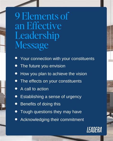 What Is A Leadership Message By Kevin Cullen Leadera Consulting