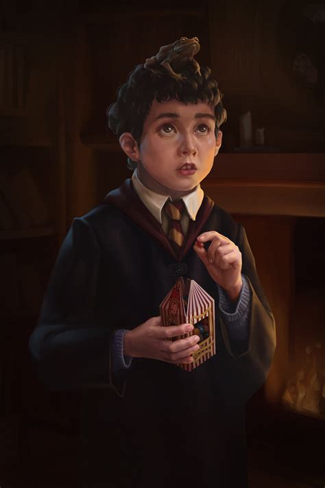 Neville Longbottom And Trevor Kristina Anishchenko Rimaginaryhogwarts