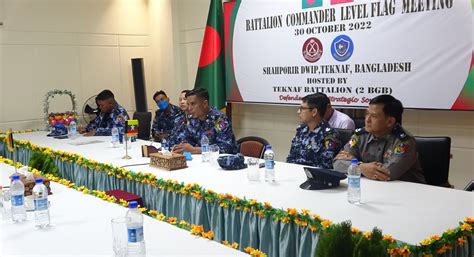 မြန်မာ ဘင်္ဂလားဒေ့ရှ် နှစ်နိုင်ငံ နယ်ခြားစောင့်တပ်ဖွဲ့များအကြား တပ်ရင