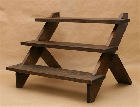 Tiered Shelf Display Long Wall Shelf