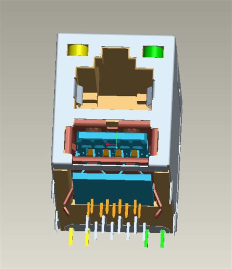 East Rjusb3 A Rj45 单层usb 3 0带led灯无弹片 深圳市东方御业科技有限公司