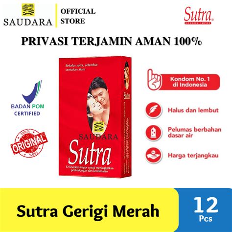 Jual Sutra Kondom Merah Sutra Gerigi Sutra OK Hitam Sutra Plus