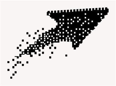 Pixelated Computer Cursor Arrow Transformation Free Vector Rawpixel