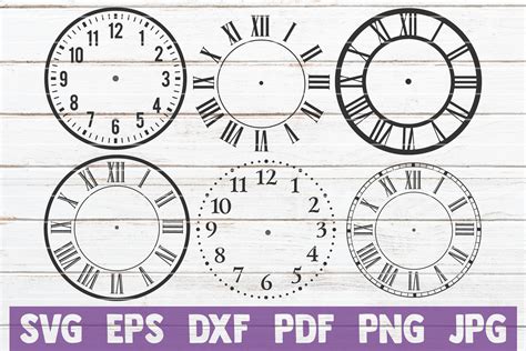 Clock Svg Cutting File Clock Vinyl Cut File Clock Svg Clipart Clock Png