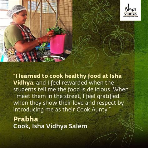 Isha Vidhya On Linkedin Prabha Began Cooking At A Young Age After Her Mother Passed Away And Has…