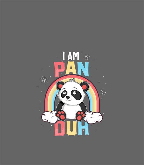Im Pan Duh Panda Pansexual Pride Lgbt Digital Art By Johnam Ameli Pixels