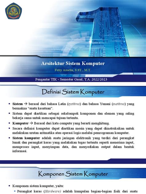 2 Arsitektur Sistem Komputer Pdf