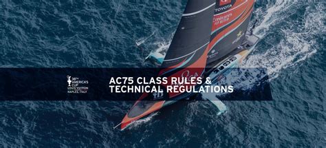 Ac75 Class Rules And Technical Regulations Published Mysailing