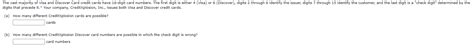 Solved A Certain Identification Number Is A Sequence Of Nine