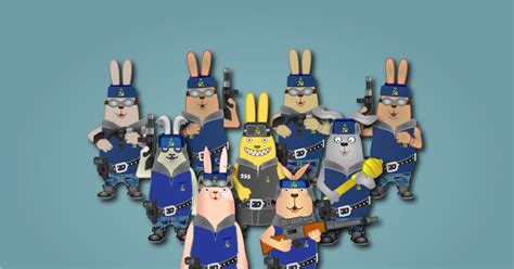 ウサビッチ ウサビッチ壁紙 警官達 アイマックスのイラスト Pixiv