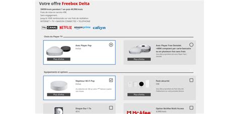 Freebox Pop le player et le répéteur Wi Fi sont compatibles avec la