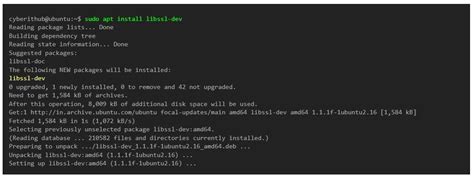 How To Install Libssl Dev Package On Ubuntu 2004 Lts 2 Easy Ways