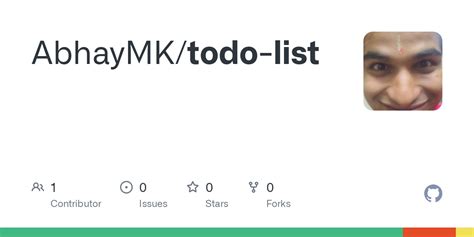 Github Abhaymk Todo List