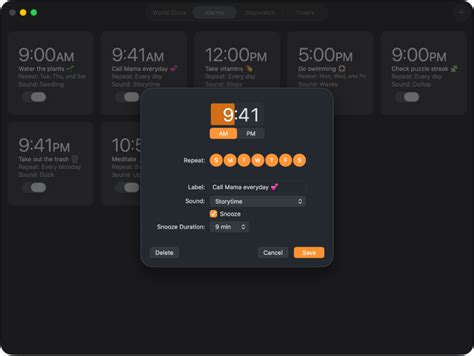 Clock User Guide For Mac Apple Support