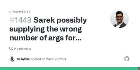 Sarek Possibly Supplying The Wrong Number Of Args For CONTROLFREEC