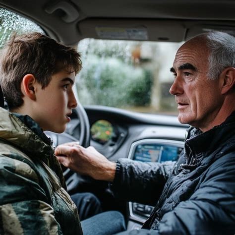 Free Father Son Moment Image Father Son Car Download At Stockcake